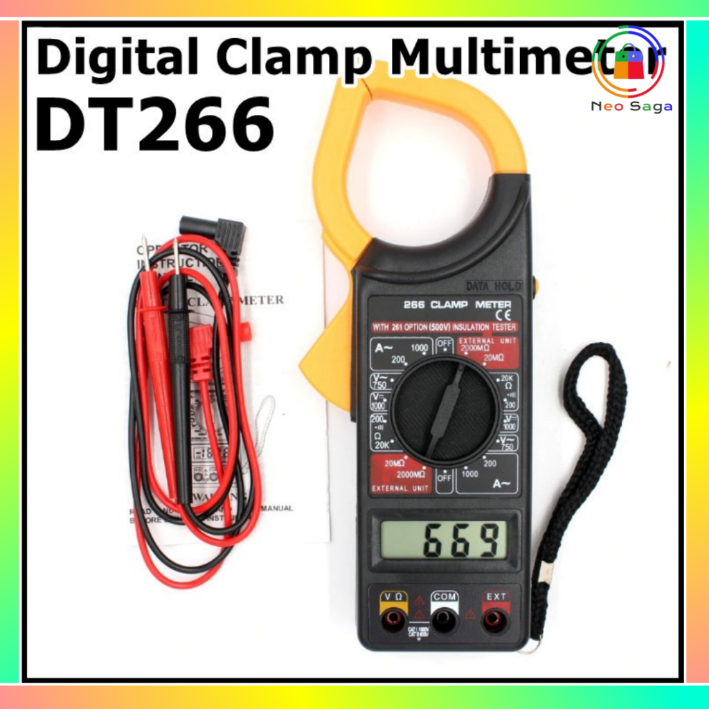 Jual Digital Clamp Multimeter/Tang Amper /Ampere | Shopee Indonesia