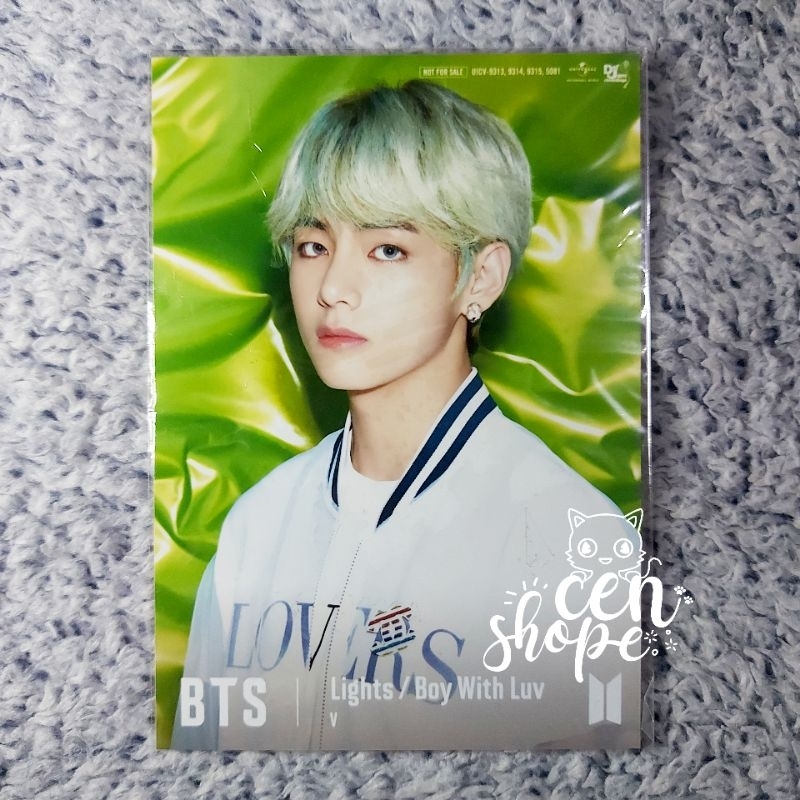 Jual POSTCARD V TAEHYUNG LIGHTS BOY WIT LUV JAPAN BTS | Shopee Indonesia