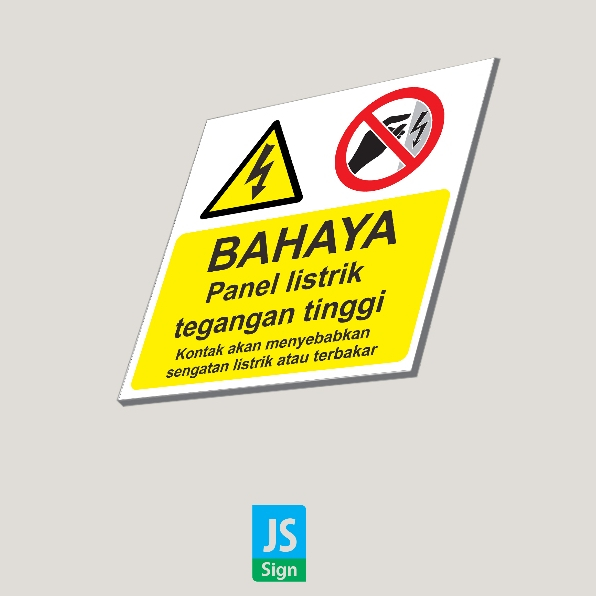Jual SAFETYSIGN K3 - PANEL LISTRIK + PLAT 2mm | Shopee Indonesia