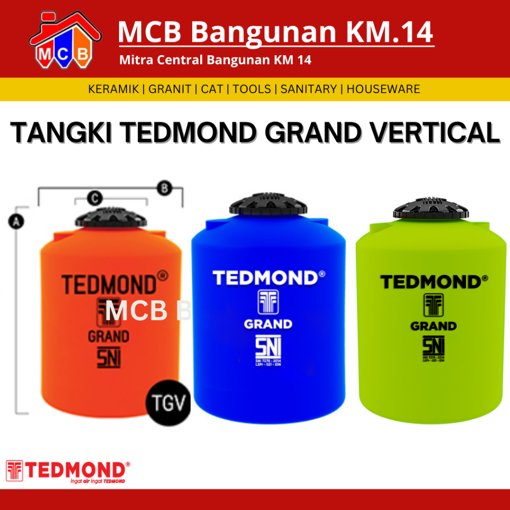 Jual TANGKI AIR TEDMOND / TANDON AIR / TOREN AIR TANGKI AIR TEDMOND ...