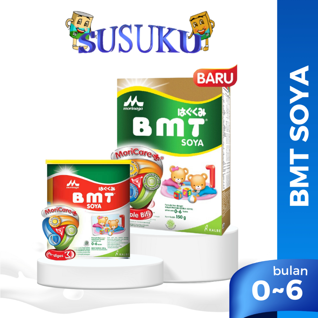 Jual Morinaga BMT SOYA Susu Formula Bayi 0-6 bulan 600gr | Shopee Indonesia