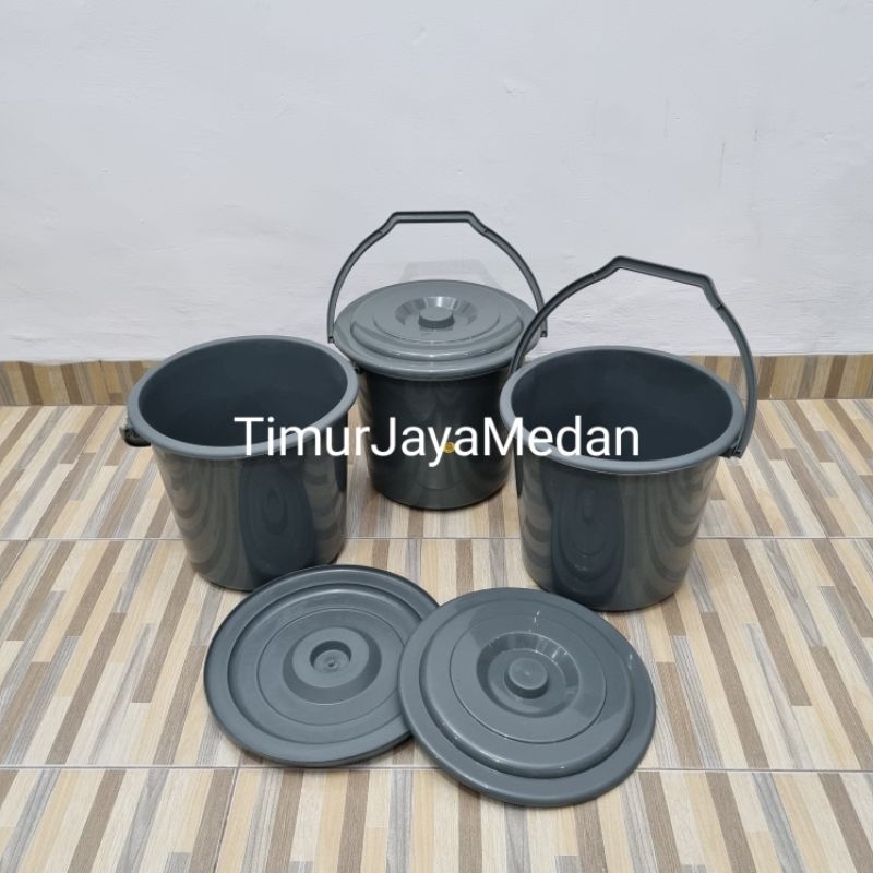 Jual Timba Ember Abu Tutup 4 Galon Bergagang | Shopee Indonesia