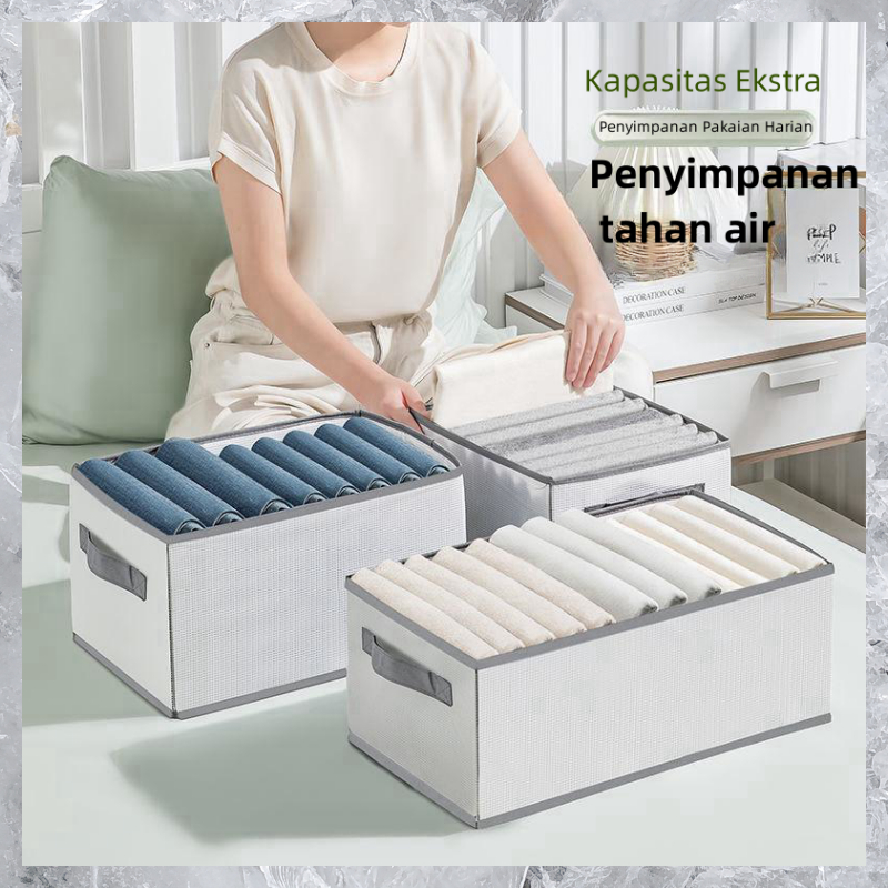 Jual 7/9/12Grids Kotak Penyimpanan Stackable kotak penyimpanan baju ...