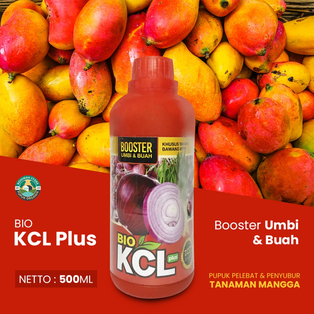 Jual pupuk buah mangga agar cepat berbuah BIO KCL PLUS 500ML pupuk pelebat dan penyubur buah ...