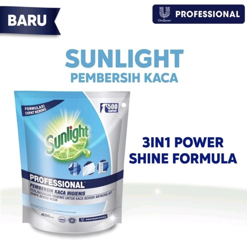 Jual SUNLIGHT PEMBERSIH KACA HIGIENIS 450 ML | Shopee Indonesia