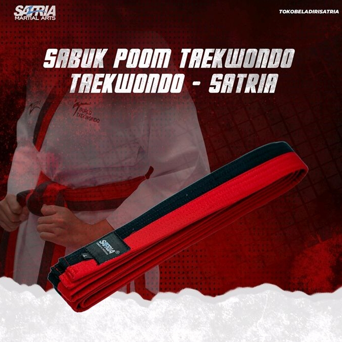 Jual SABUK TAEKWONDO POOM TRAINING SATRIA | Shopee Indonesia