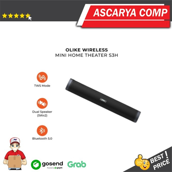 Jual Olike S3H Soundbar Speaker Bluetooth Wireless Mini Home Theater ...