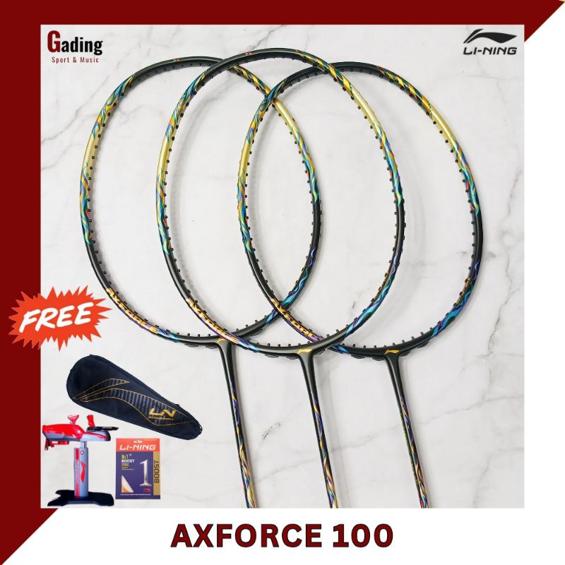 Jual Raket Badminton Lining Axforce 100 / Lining AX Force 100 Original ...