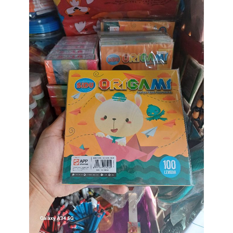 Jual 1 PAK ORIGAMI [ KERTAS LIPAT] KETRAMPILAN // ORIGAMI ISI 100 ...
