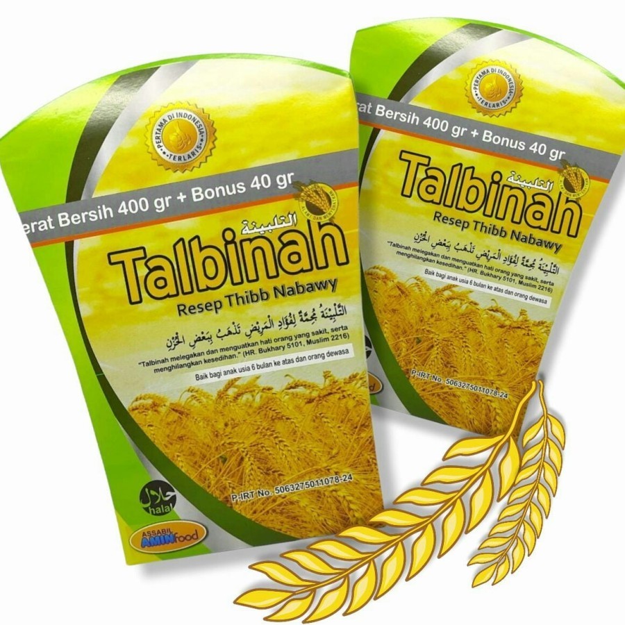 Jual TALBINAH 400GR+BONUS 40GR TEPUNG GANDUM THIBBUN NABAWI/TALBINAH ...