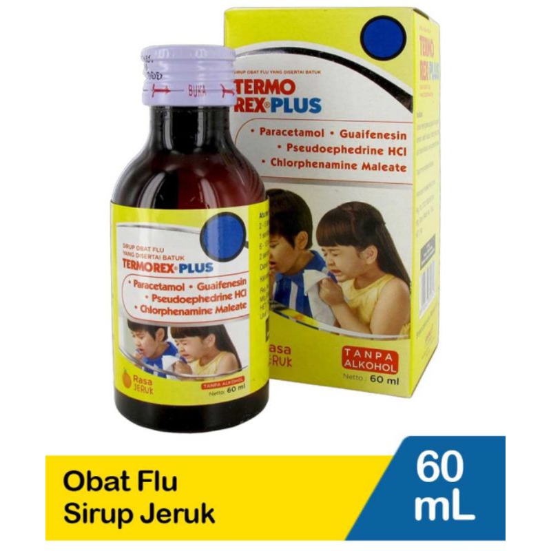 Jual Termorex Plus Sirup Obat Flu Jeruk 60ml | Shopee Indonesia