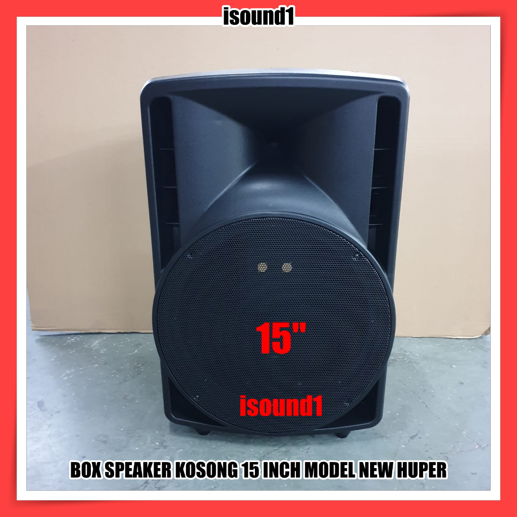 Jual BOX SPEAKER FIBER PLASTIK 15 INCH MODEL NEW HUPER IMPORT BOX ...