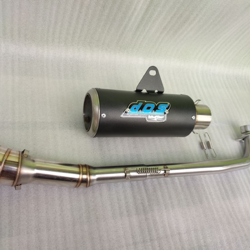 Jual Knalpot DOS GP1 coating JupiterZ Vega Supra Blade Revo smash ...