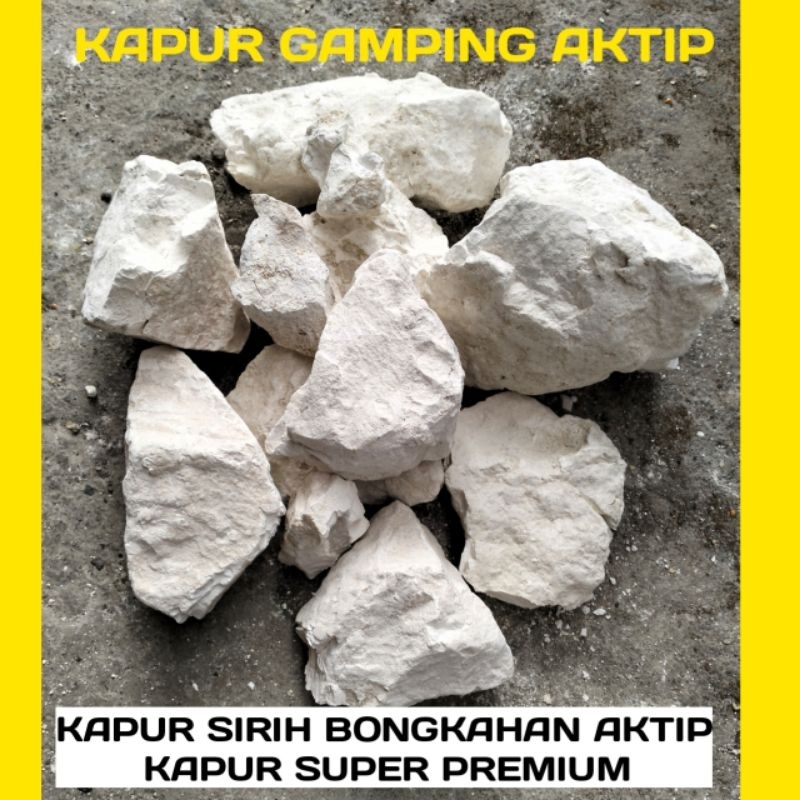 Jual ( 5 KG ) KAPUR GAMPING AKTIP KUALITAS SUPER PREMIUM / APU KEMBANG ...