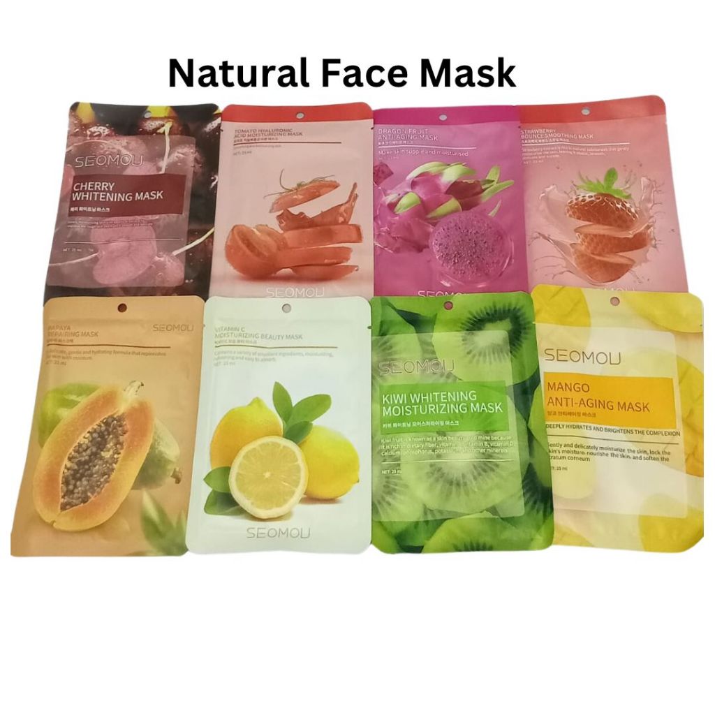 Jual KYR - 1 KG Seomou Korean Sheet Mask Hydrating Essence 25gr Masker ...