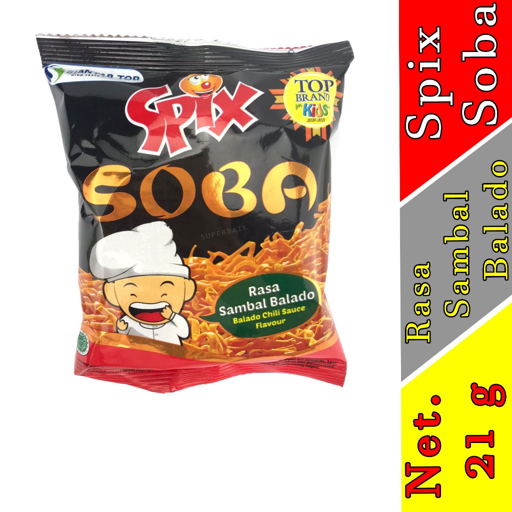 Jual Rasa Sambal Balado - Spix Soba - Snack Mie Ringan - 21gr | Shopee ...