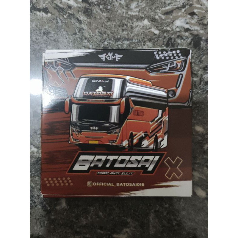 Jual stiker bus sjm trans batosai asli isi 52 pcs | Shopee Indonesia