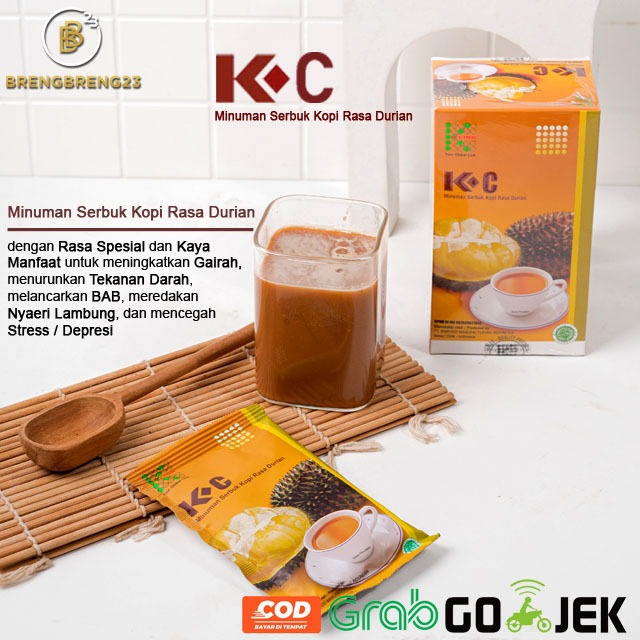 Jual K - Coffee Durian | Kopi Durian | ORIGINAL | K-C Minuman Serbuk ...