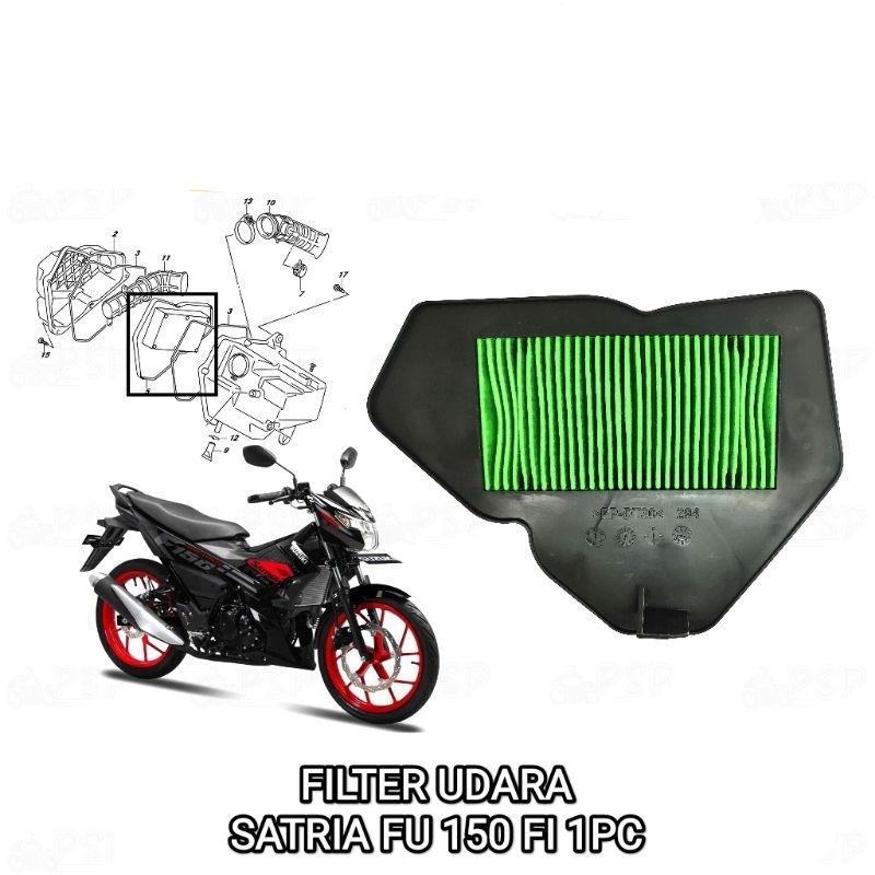 Jual Filter Udara Satria FU 150 Fi - Saringan Udara Filter Screen Air ...