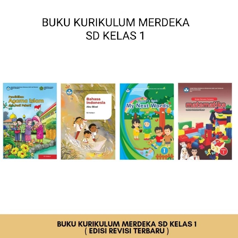 Jual BUKU PAKET SD KELAS 1 KURIKULUM MERDEKA SEKOLAH PENGGERAK EDISI TERBARU | Shopee Indonesia