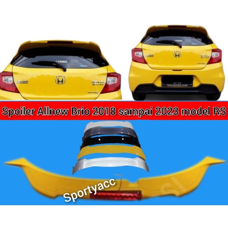Jual Spoiler allnew brio 2019 -2024 original | Shopee Indonesia