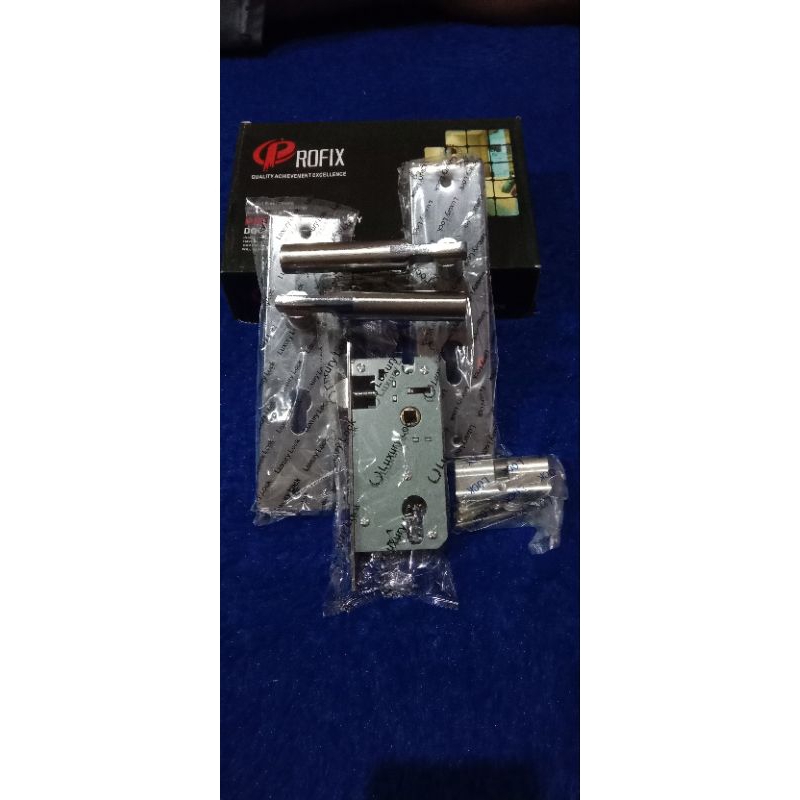 Jual Slot pintu/kunci pintu /handel pintu rumah set komplit medium ...