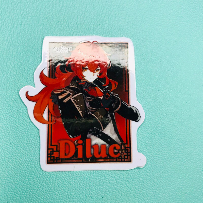 Jual Stiker Diluc Genshin Impact Character Game Sticker Laptop | Shopee ...