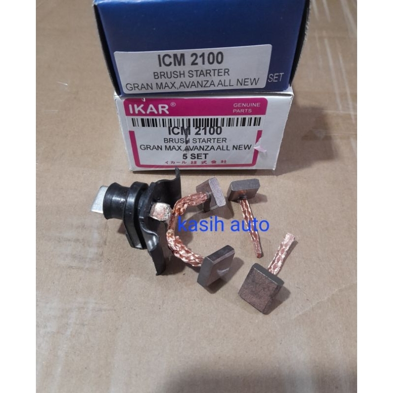 Jual 5set carbon brush starter kul cool arang dinamo stater grand max ...