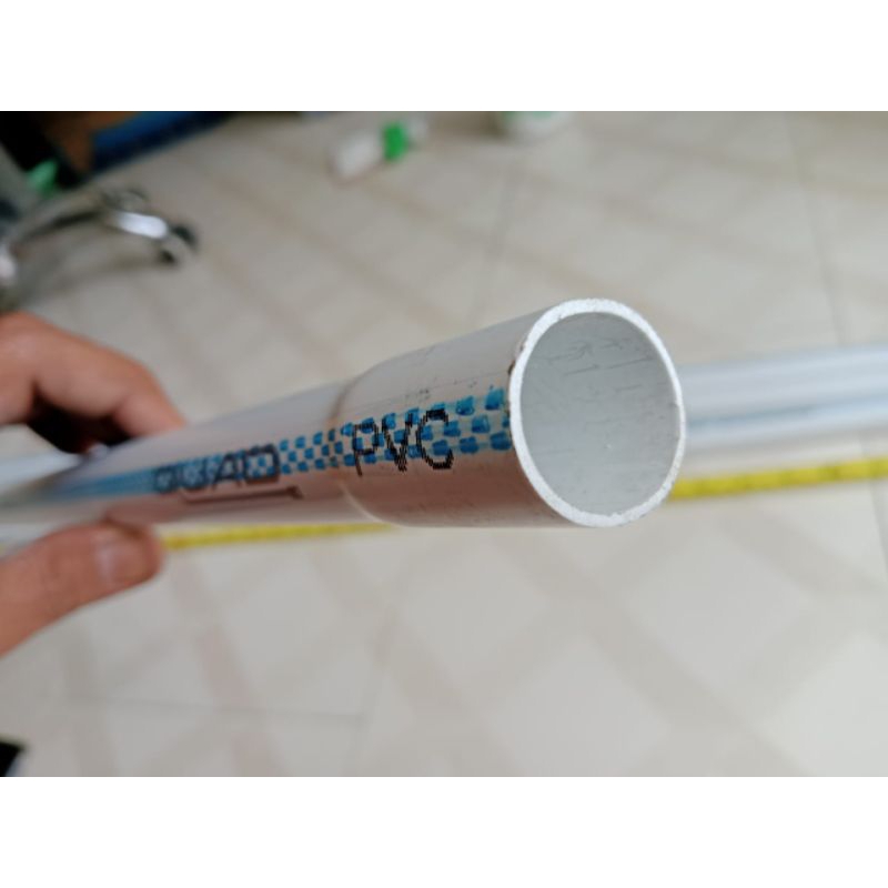Jual Pipa peralon Tipe AW ( tebal) Quad 1/2 / 3/4 / 1 inch ( Panjang 1 meter) | Shopee Indonesia
