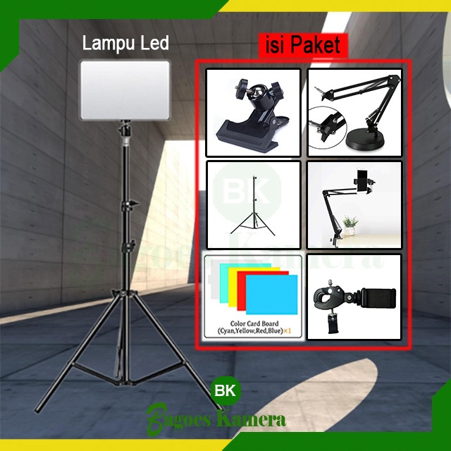 Jual Lampu Foto Lampu LED Video Light Fill light 6 inch 8 inch Tripod Ring Light Lampu Fotografi ...