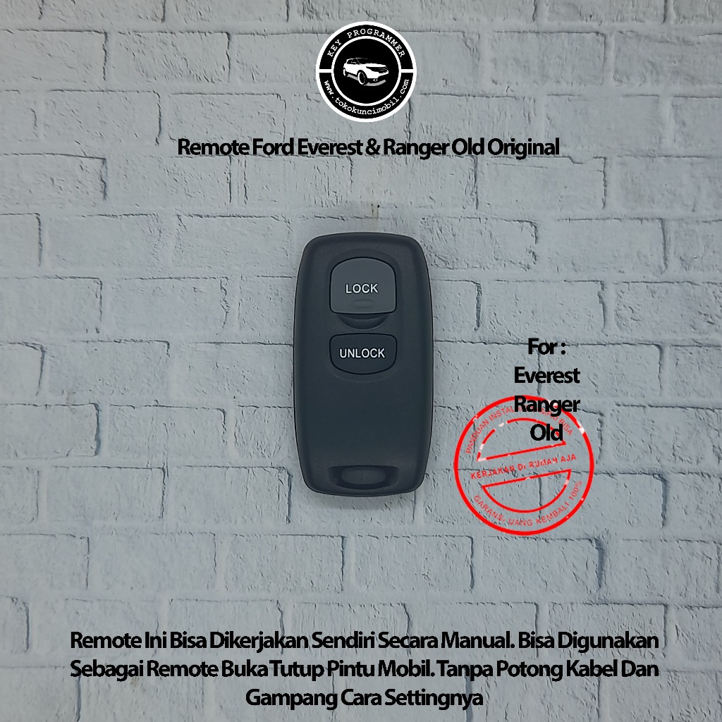 Jual Remote Original Ford Everest 2 Tombol | Shopee Indonesia