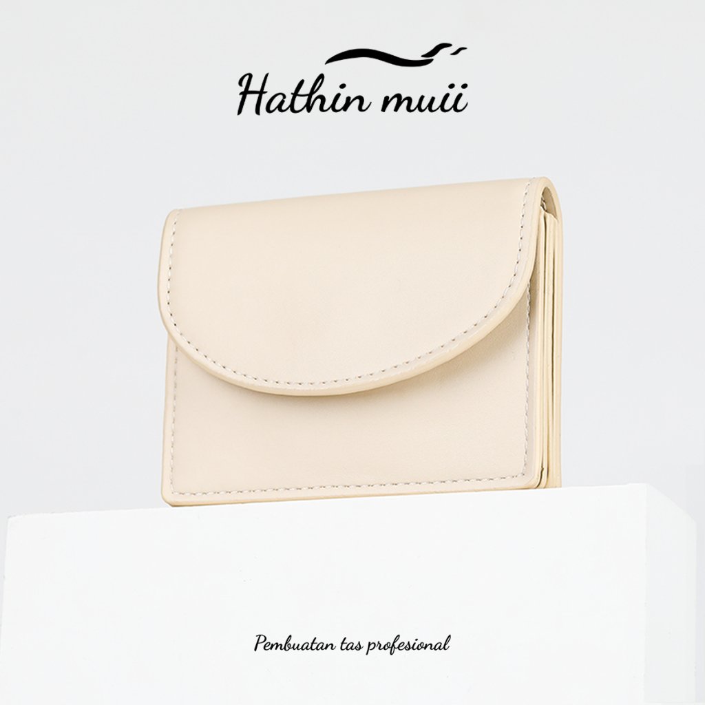Jual Hathin muii Fashion Korea Lipat Datar Wanita Dompet Kulit PU ...