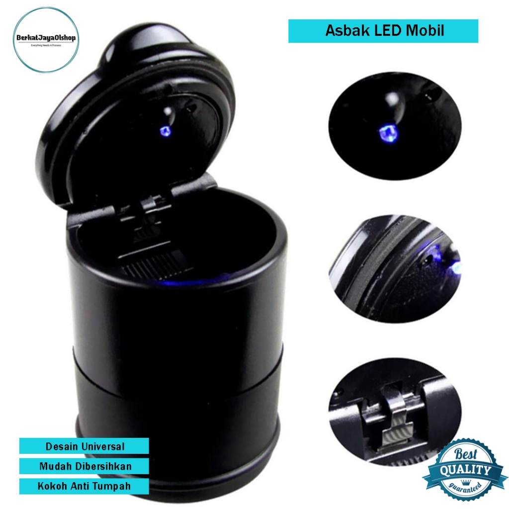 Jual Asbak Mobil Lampu LED Car Ashtray Portable Tempat Koin Sampah Unik ...