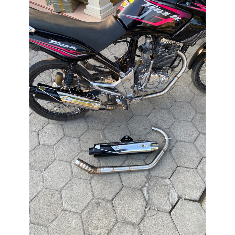 Jual kenalpot dpj scorpio pnp tiger revo | Shopee Indonesia
