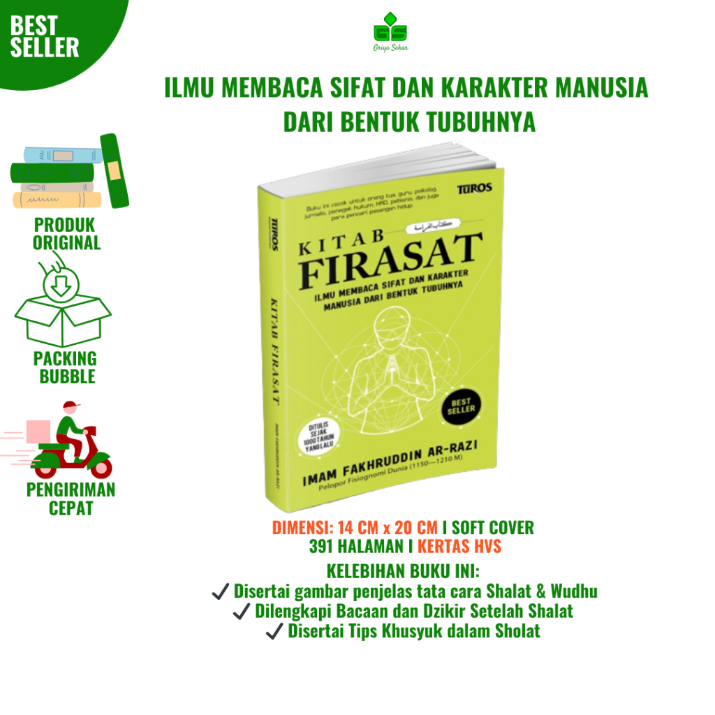 Jual Kitab FIRASAT Panduan Ilmu Fisiognomi Membaca Sifat Karakter ...