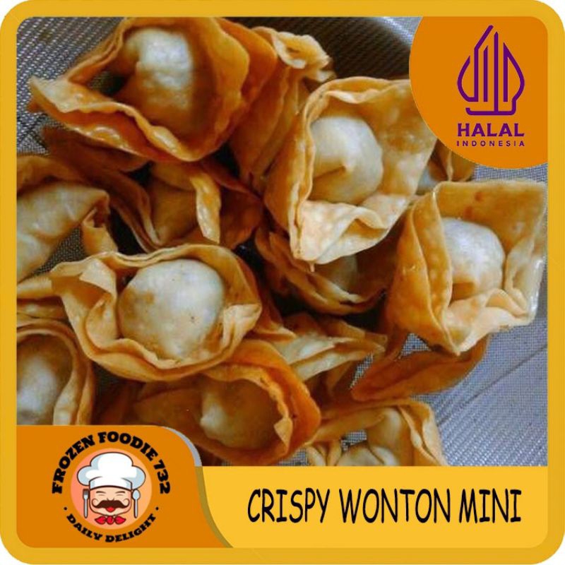 Jual Crispy Wonton Mini / Pangsit Goreng Mini 500gram / Snack Pangsit ...