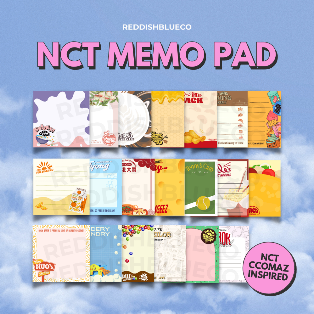 Jual NCT MEMOPAD | NCT 127 NCT DREAM WAY V MEMO PAD | NCT CCOMAZ ...