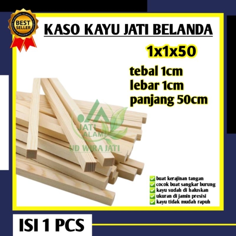 Jual kaso / stick kayu jati belanda tampa lubang paku sudah pasah halus ...
