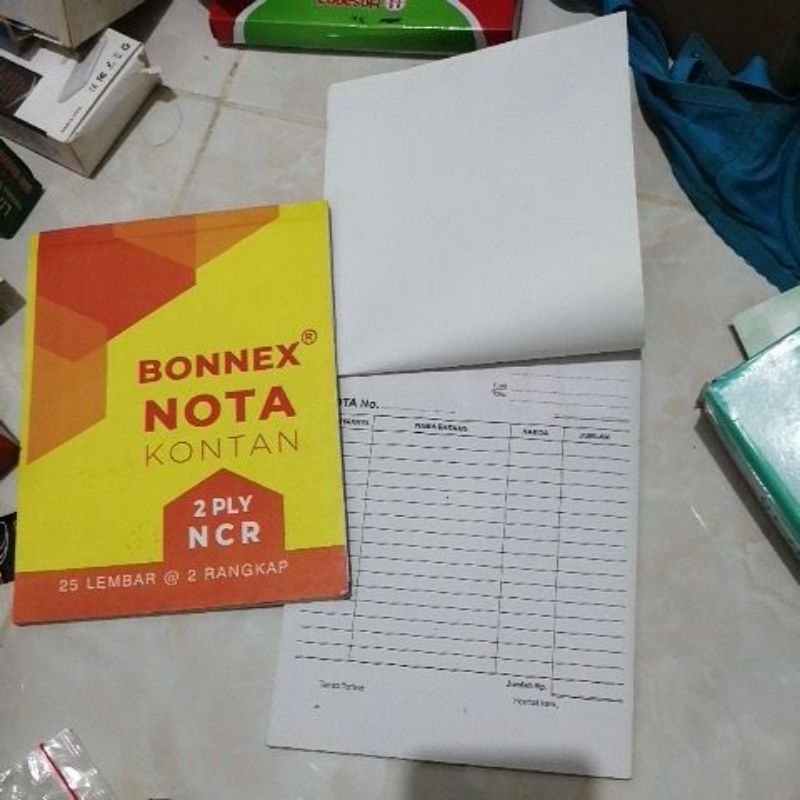 Jual Nota kontan 2 ply 25 sheets nota besar 2ply | Shopee Indonesia