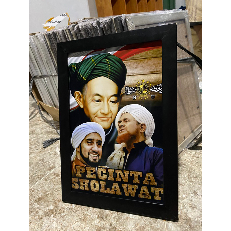 Jual Foto Ulama Bonus bingkai Frame blok 20 x 30 cm ( bisa request ...