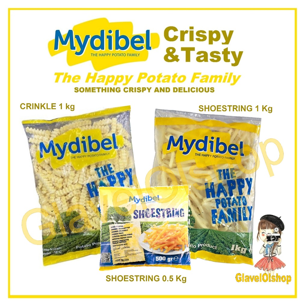 Jual KENTANG GORENG / FRENCH FRIES / MYDIBEL SHOESTRING/MYDIBEL CRINCLE ...