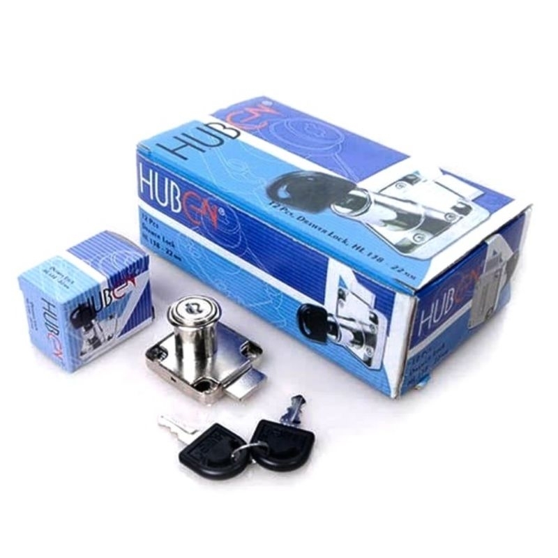 Jual Kunci Laci Lemari Meja Drawer Lock HUBEN 138 22mm | Shopee Indonesia
