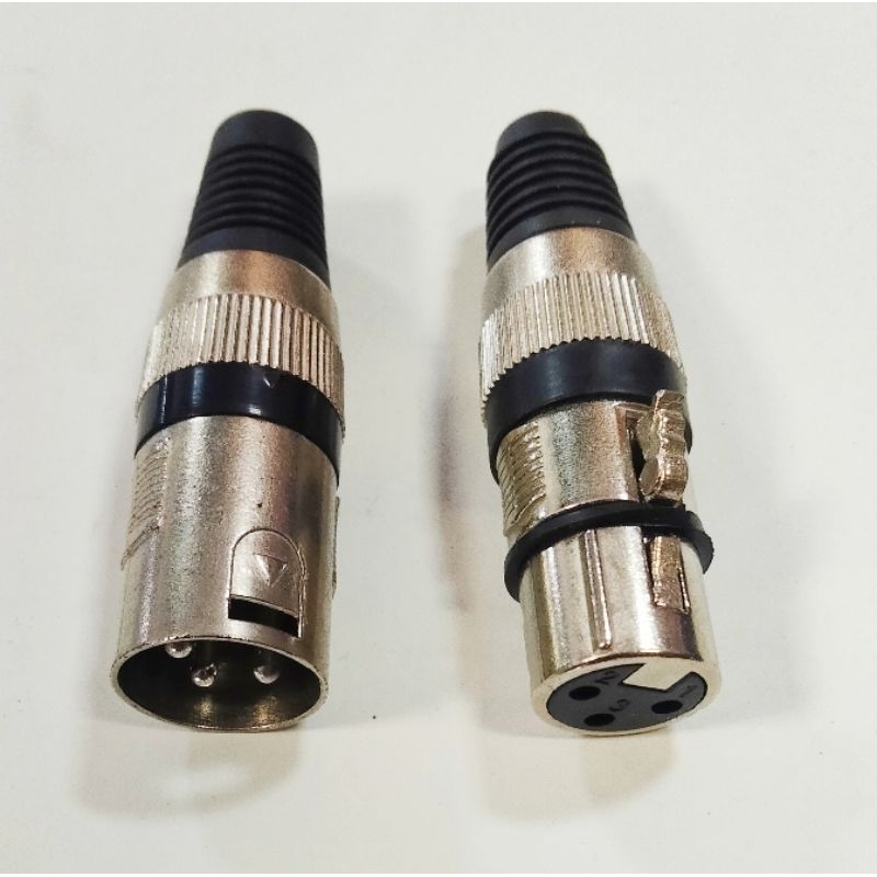Jual XLR CANON SATU SET JACK SOCKET JEK SOKET MALE FEMALE | Shopee ...