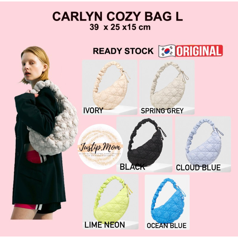 Jual 100% ORIGINAL Korea Carlyn Cozy L Bag | Shopee Indonesia