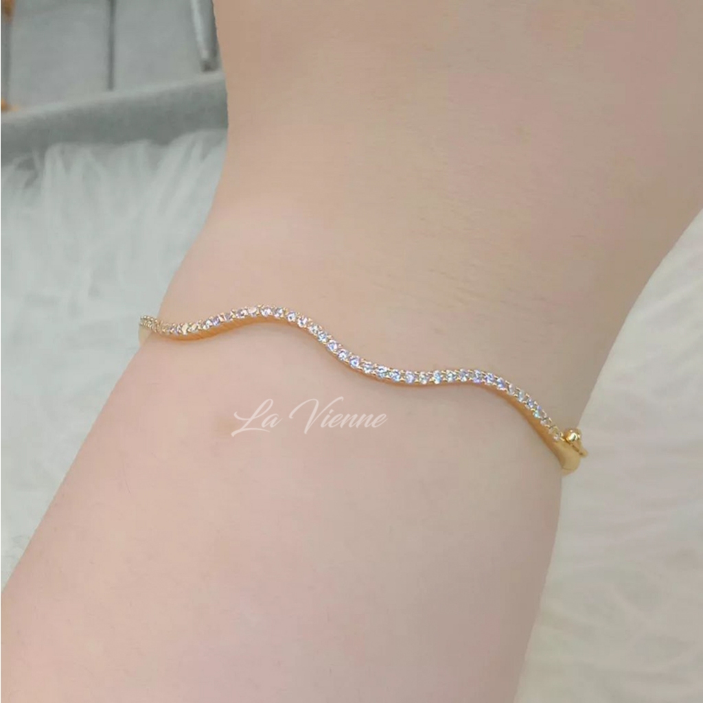 Jual La Vienne - Razeta - Gelang Titanium Wanita Anti Karat - Perhiasan ...
