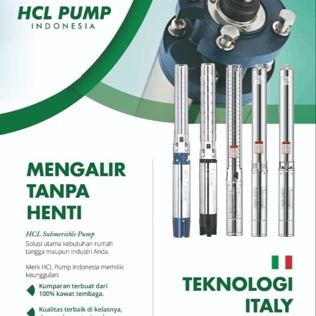Jual Pompa Submersible HCL Casing Sumur 6" tenaga 5.5 HP 220 Volt ...
