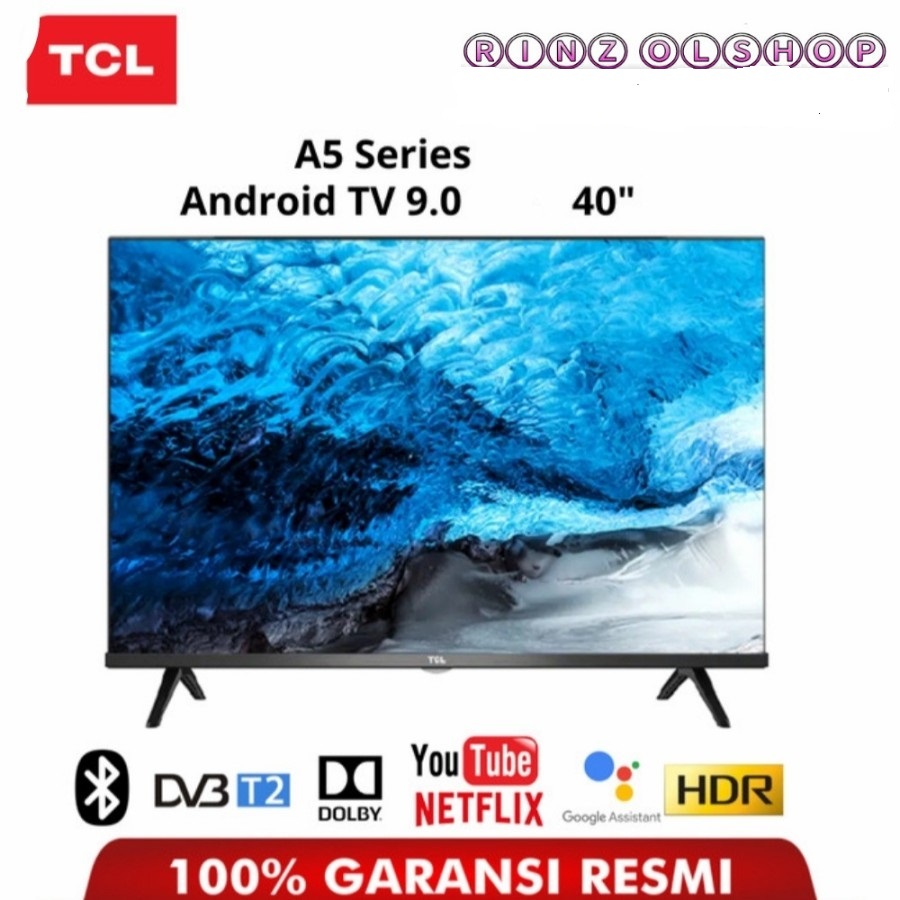 Jual TCL 40A5 Smart LED TV [Android 9.0/ Frameless/ Full HD] | Shopee ...