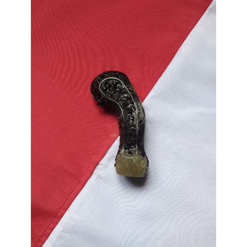 Jual deder keris antik | hulu keris mirip gading | handle keris tulang ...