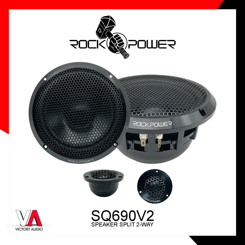 Jual Speaker Split 2-Way Component System ROCK POWER ROCKPOWER SQ690V2 6.5 Inch Mid Bass ...