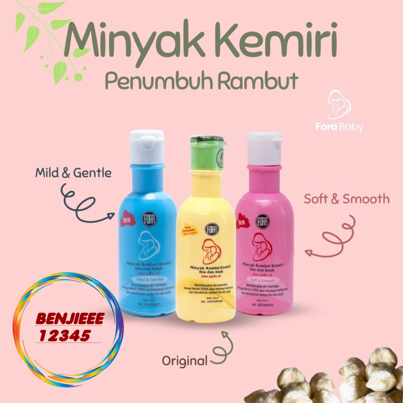 Jual ORIGINAL FORA Minyak kemiri plus Fora jojoba oil penyubur rambut ...